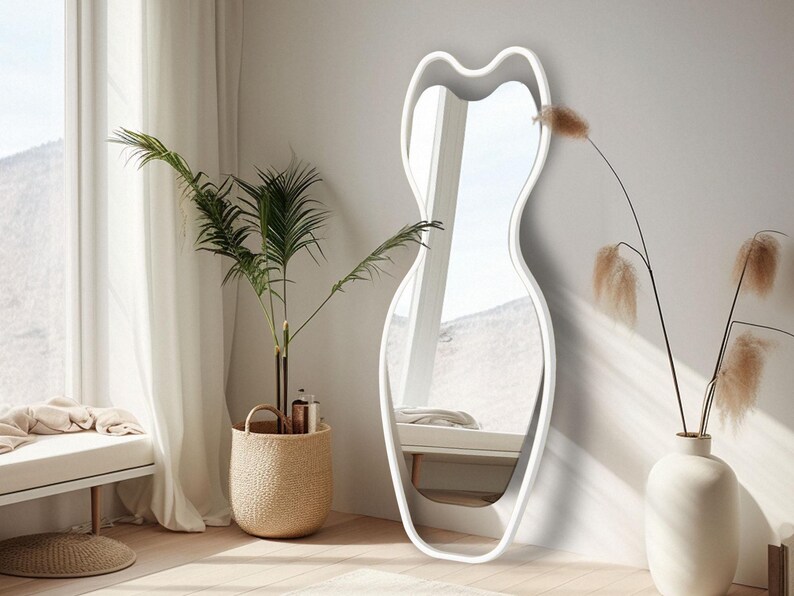 WOMAN-SHAPED MIRROR | Modern Asymmetrical Design | Elegant Home Decor ...