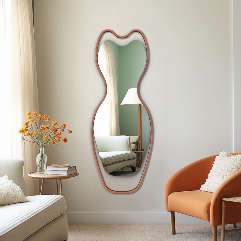 WOMAN-SHAPED MIRROR | Modern Asymmetrical Design | Elegant Home Decor ...