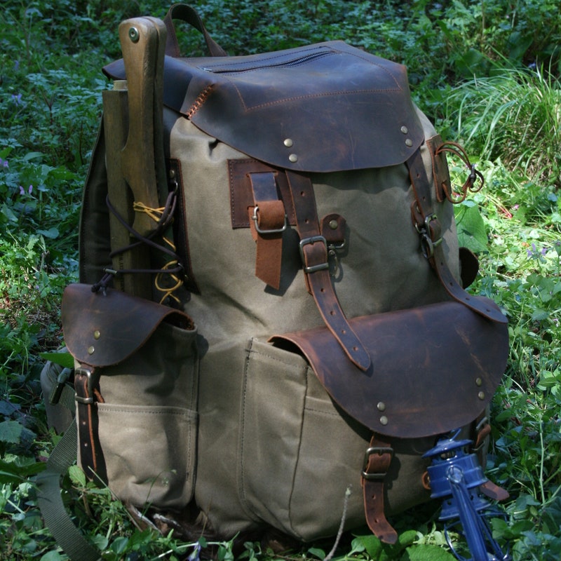 Camera Canvas Backpack - Etsy