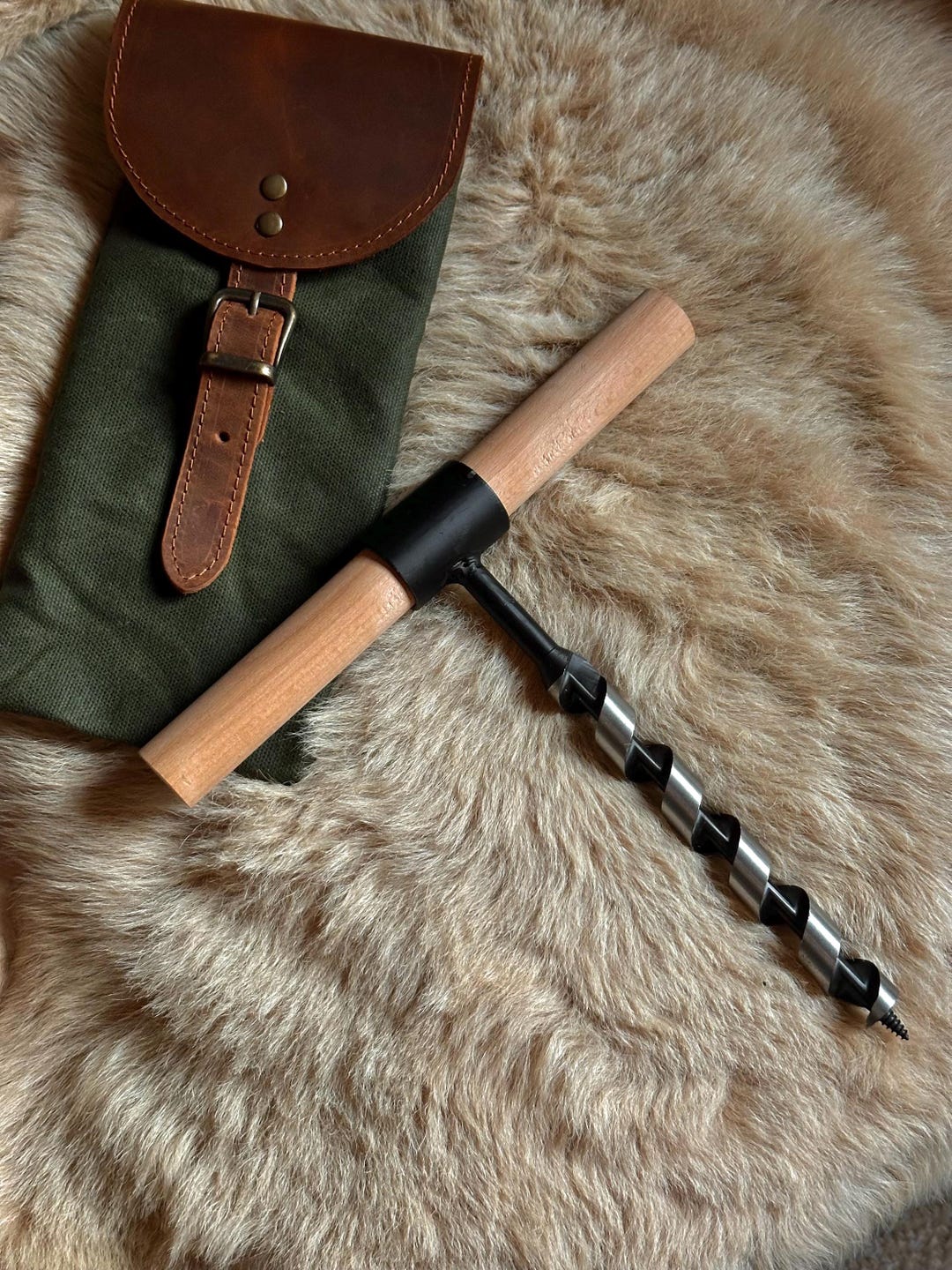 Bushcraft Auger: Scotch Eye Wood Drill for Wilderness Camping - Etsy