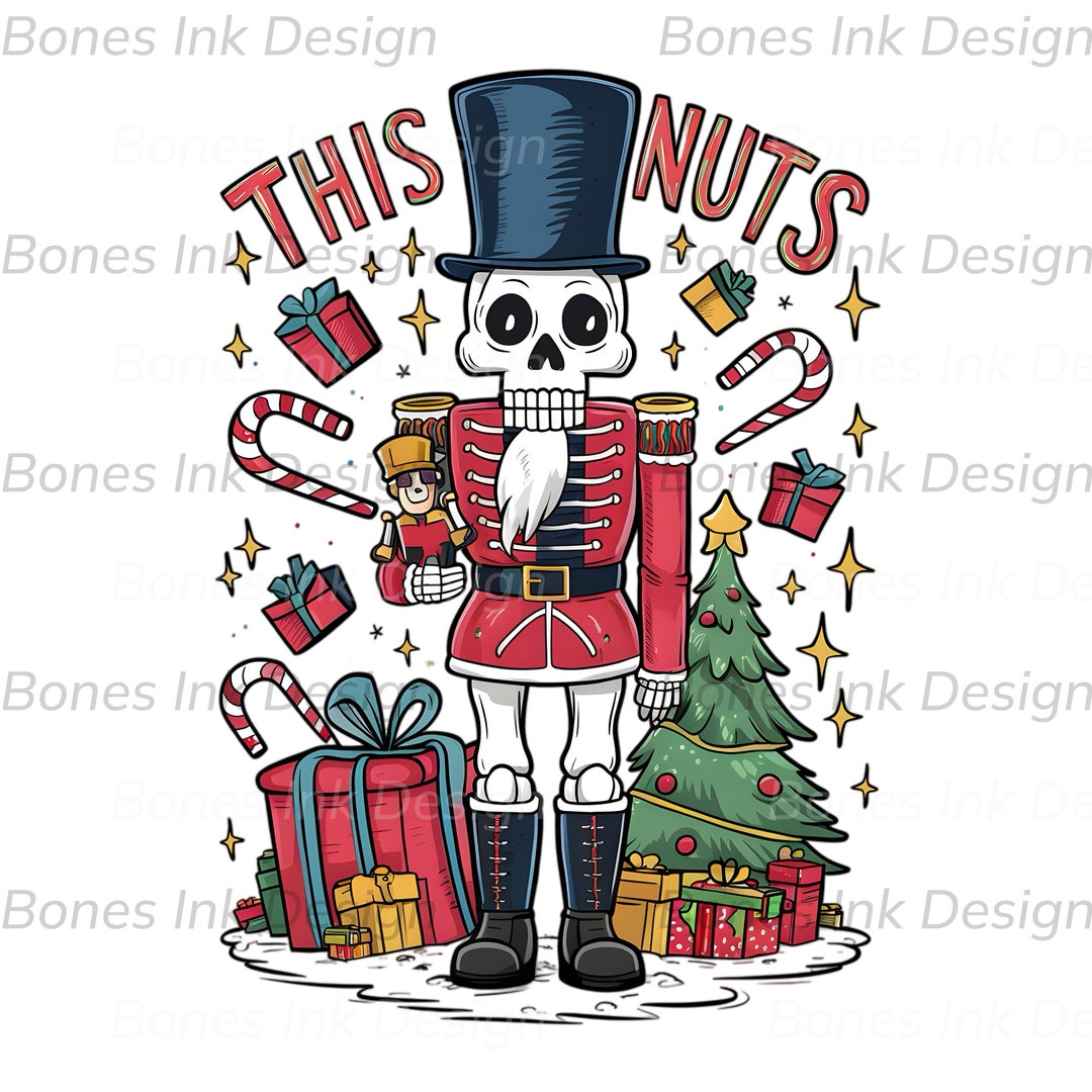 Nutcracker Skeleton Christmas PNG Clipart This Nuts,instant Download ...