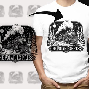 The Polar Express Svg Christmas PNG Believe Christmas Jumper Png North ...