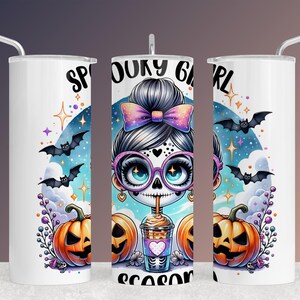 Spooky Girl Season PNG, Spooky Summer Girl PNG, Spooky Summer Clipart ...