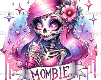 Sublimation Design Mombie Zombie Mom Halloween PNG Digital Download - Etsy