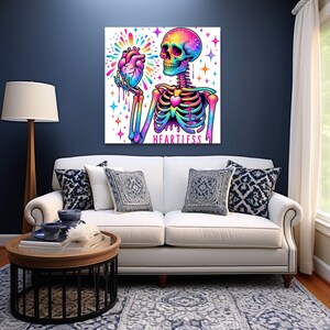 Heartless Skeleton PNG Anti Valentines Day Clipart for Mental Health ...