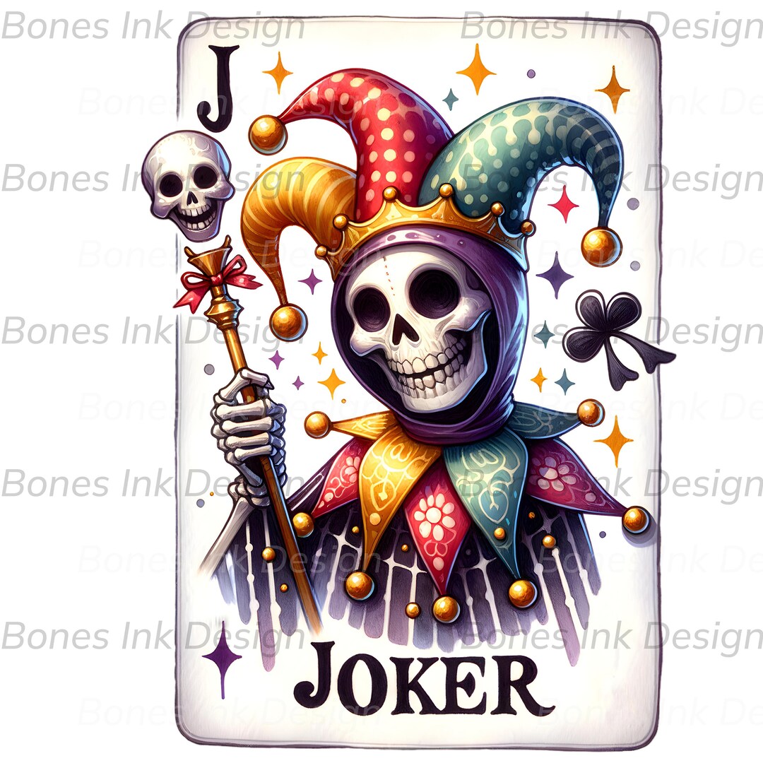 Joker Card Clipart PNG , Card Game Design for Mug Wrap T-shirt ...