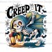 Creep It Skeleton Clipart Png-cute Halloween Clipart, Spooky Skeleton ...