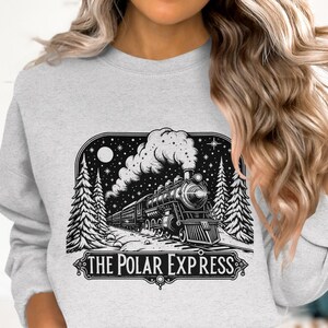 The Polar Express Svg Christmas PNG Believe Christmas Jumper Png North ...