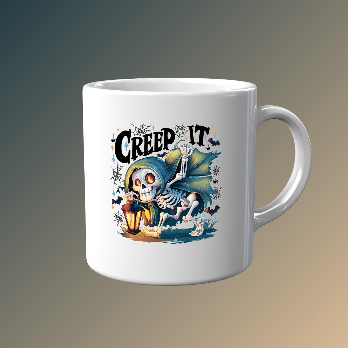 Creep It Skeleton Clipart Png-cute Halloween Clipart, Spooky Skeleton ...