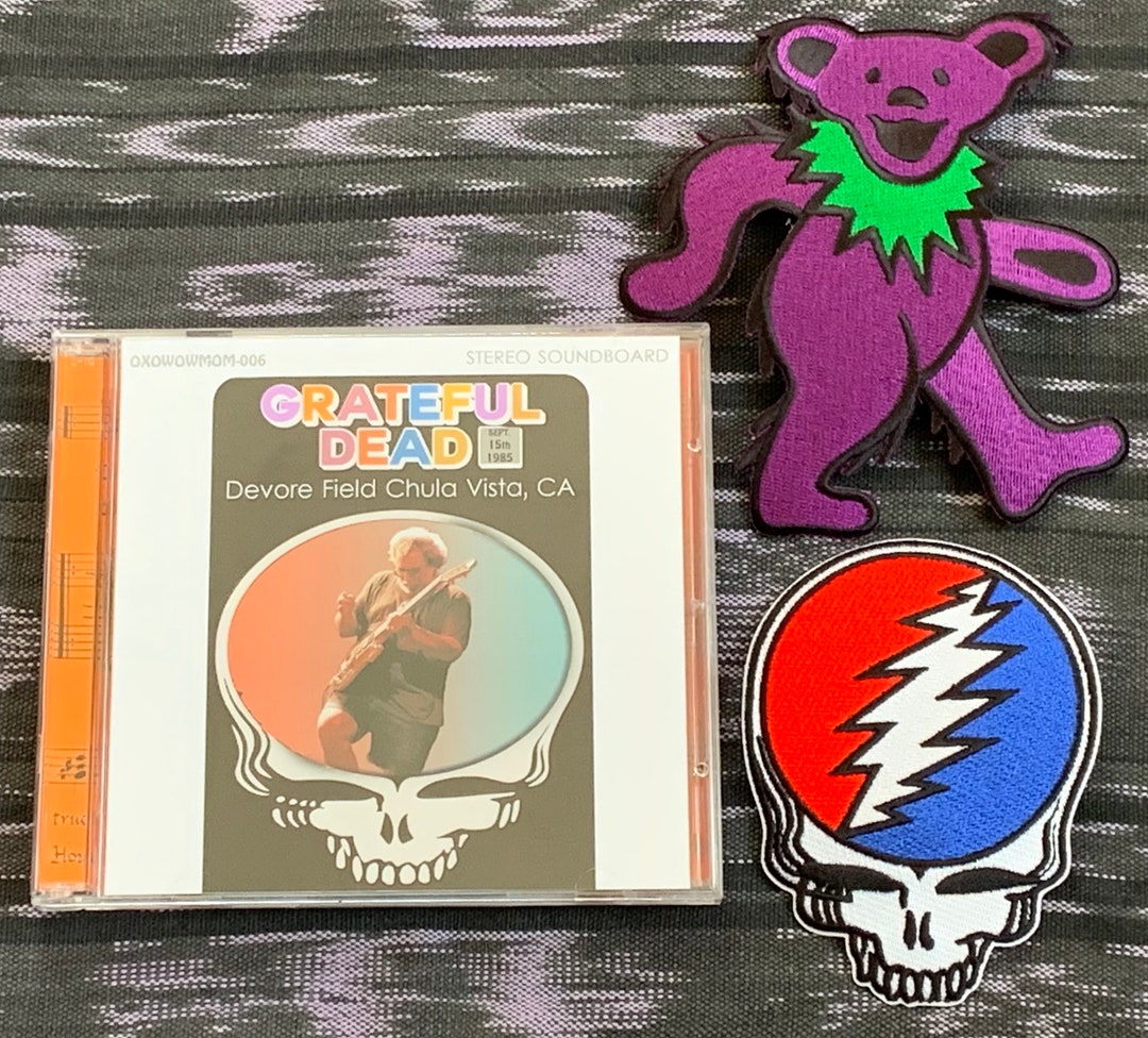 Grateful Dead 2 Patch & 2 CD Lot High Quality Live 1985 Stereo ...