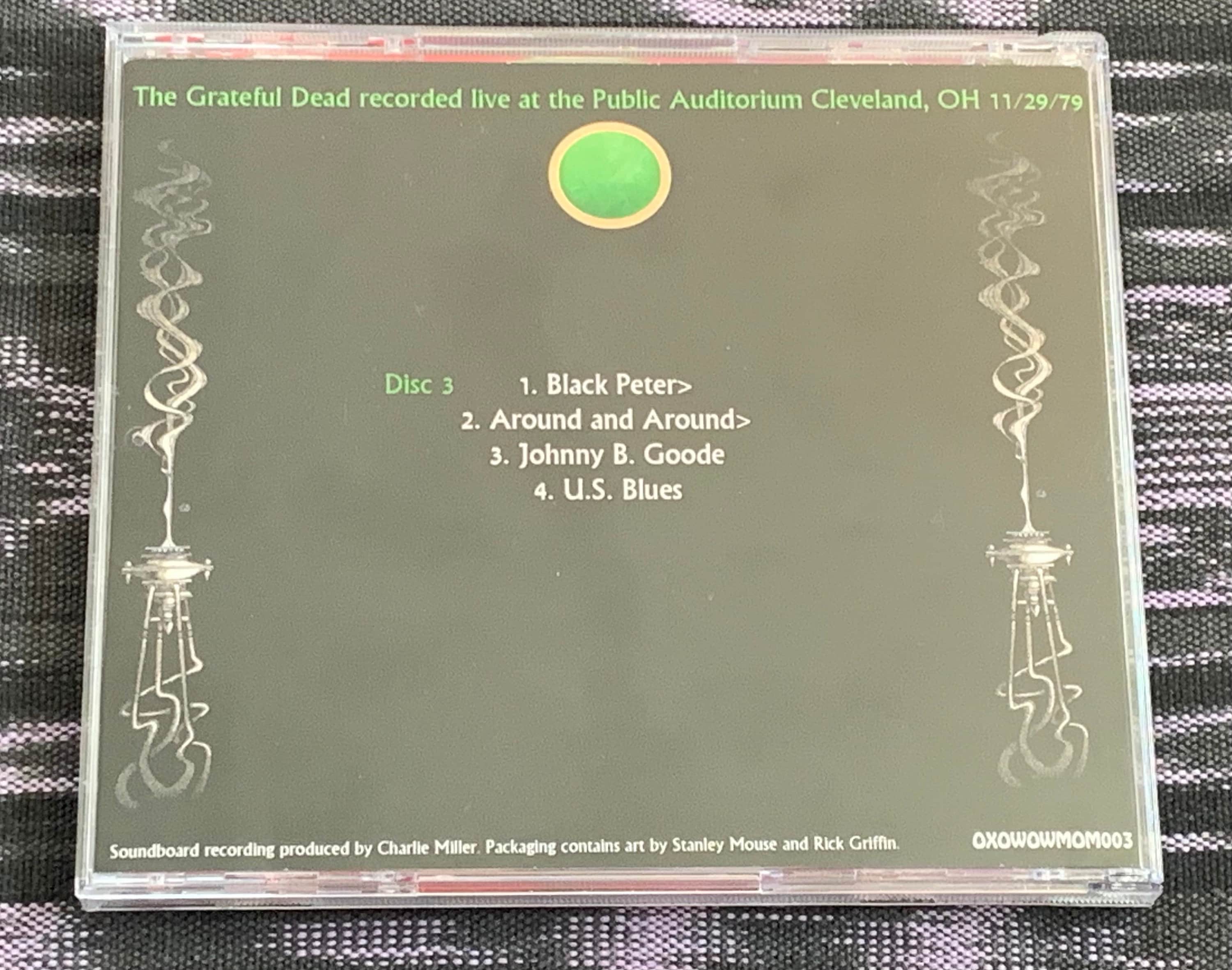 3 CD Grateful Dead Live Rare Cleveland OH 11/29/79 Complete - Etsy