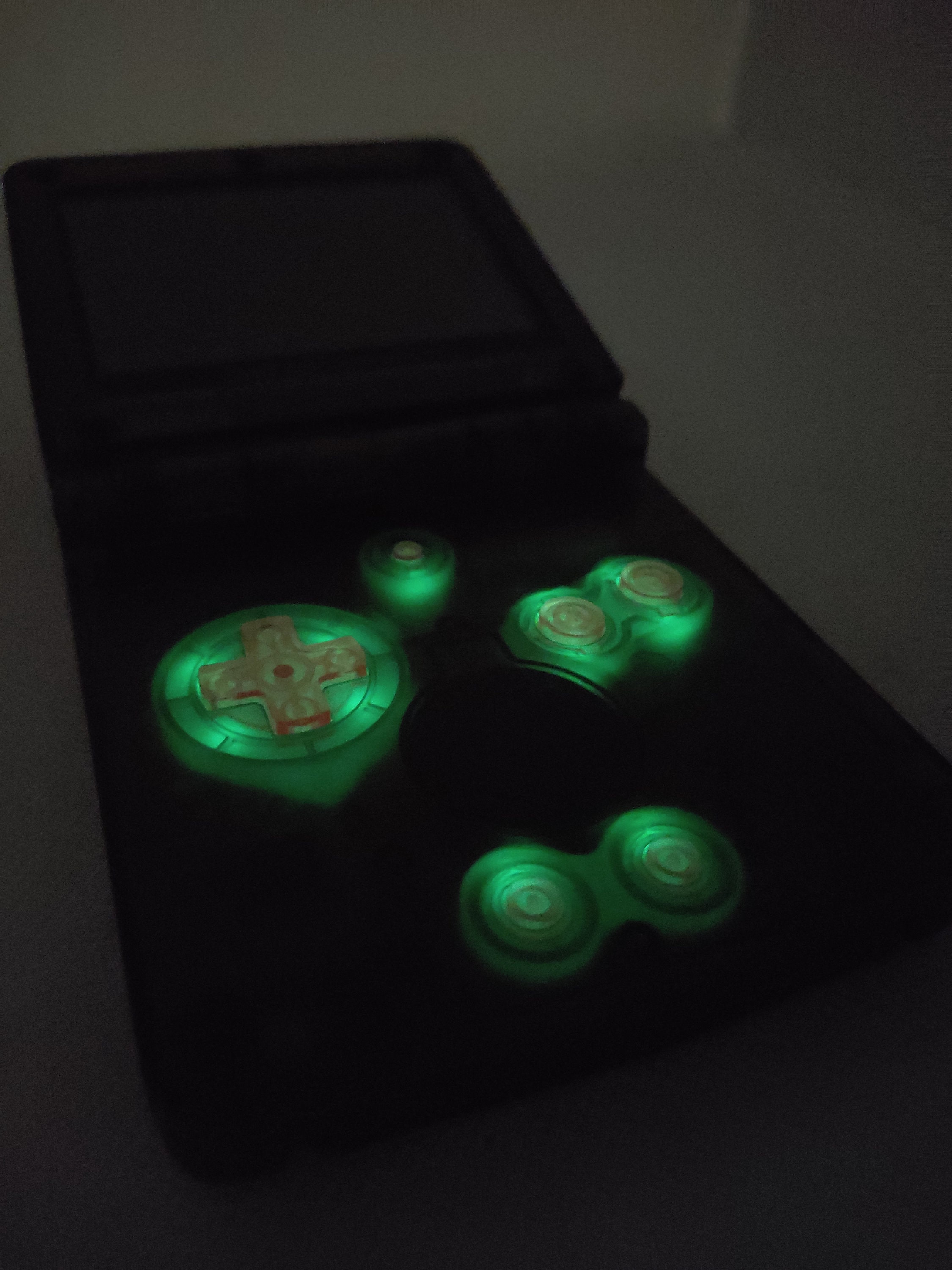 Authentic Game Boy Advance SP With New Ipsscreen, RGB Led Kit Buttons ...