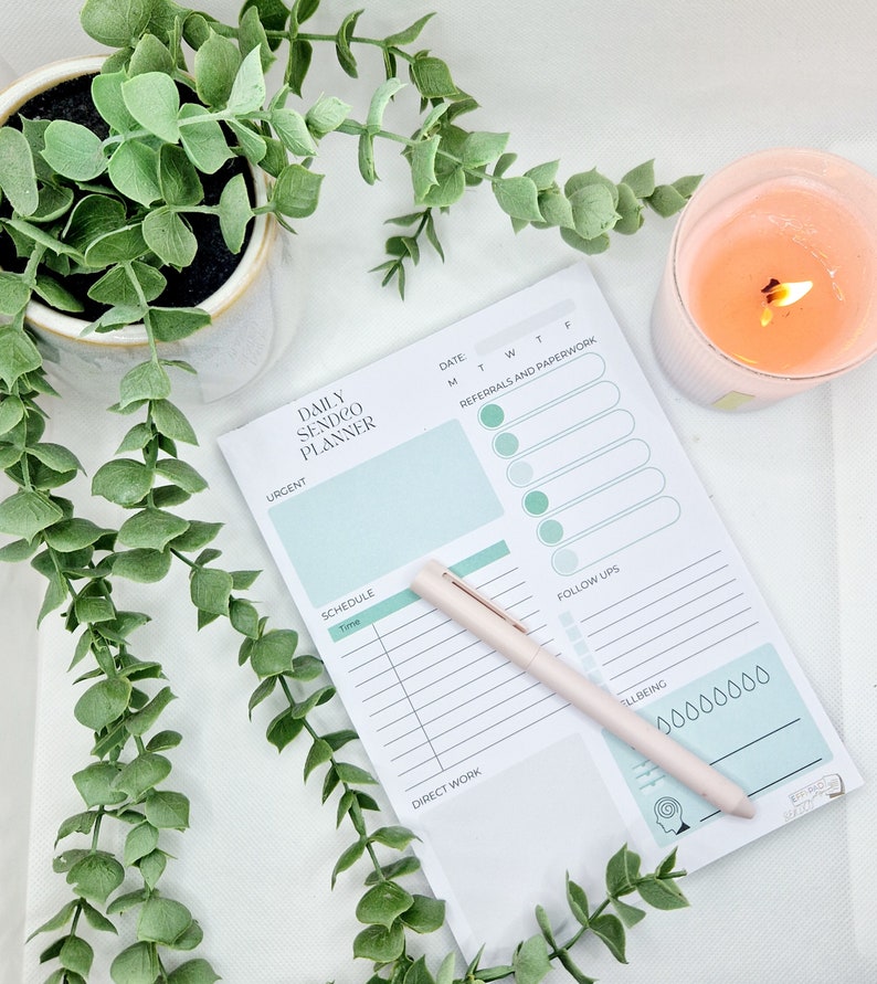 A5 Daily SENDCO Planner Pad and Pen - Etsy UK