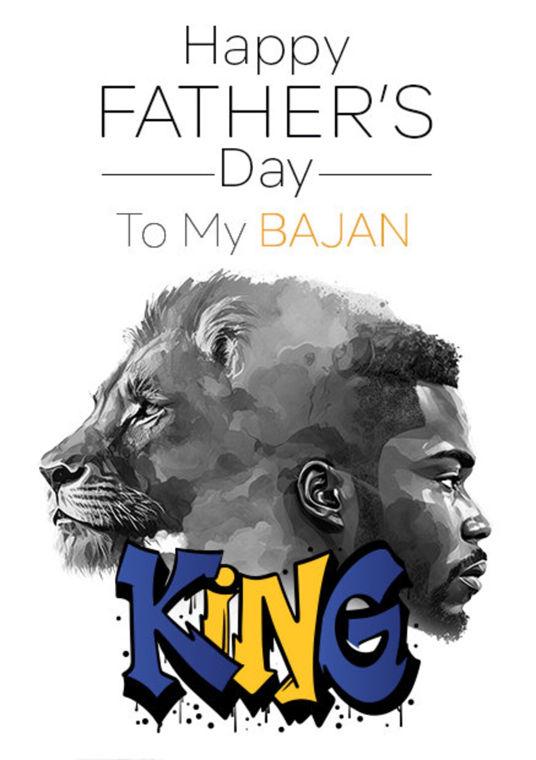 Personalised Bajan Father's Day Card, Barbados, Black Father, Caribbean ...