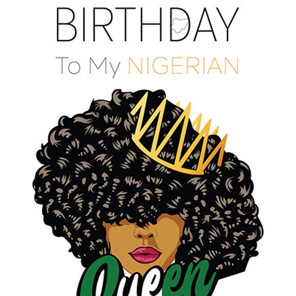 Nigerian Birthday Card - Etsy