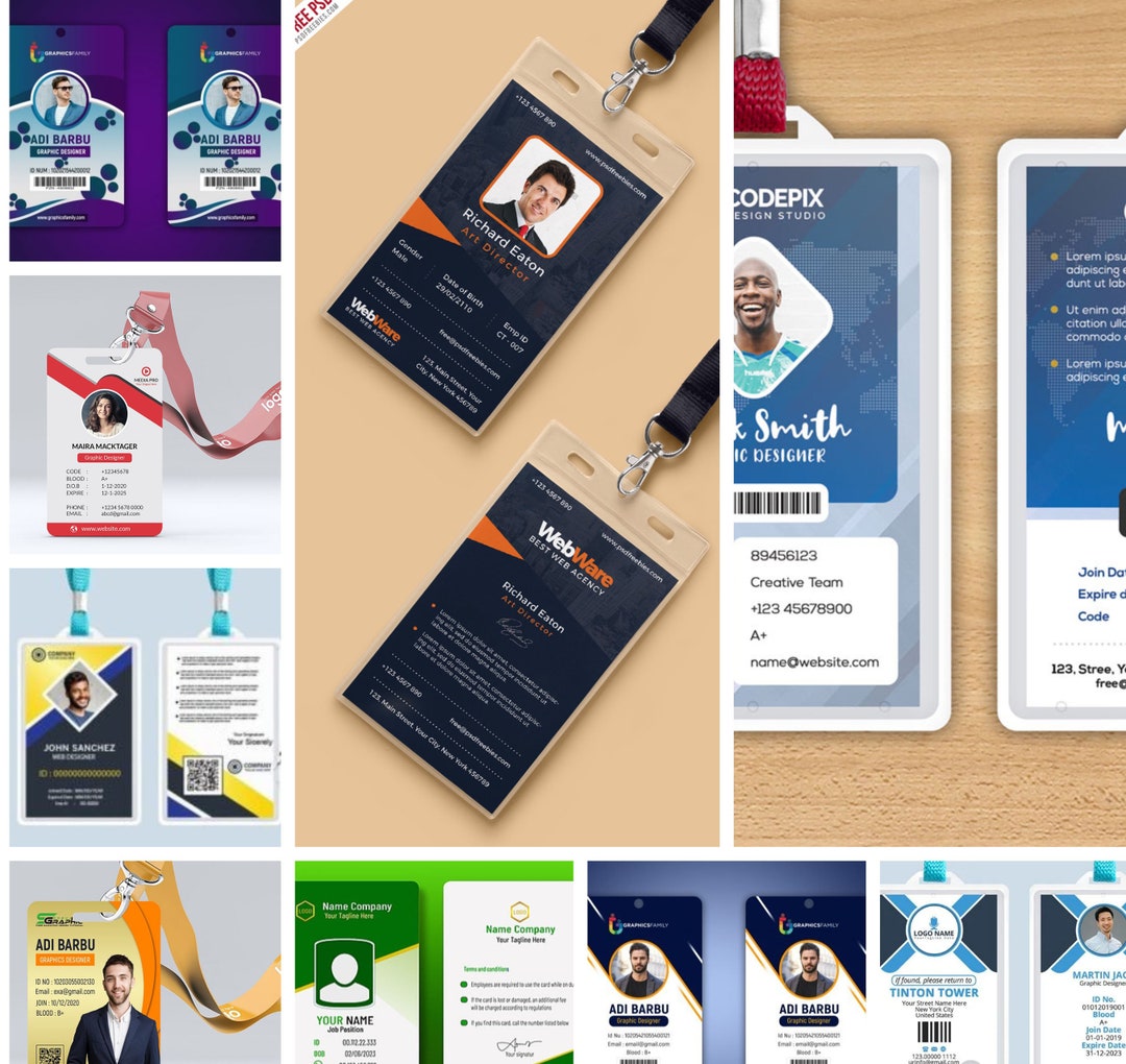 2000 Editable Business ID Card Templates, Premium Psd Files, Corporate ...
