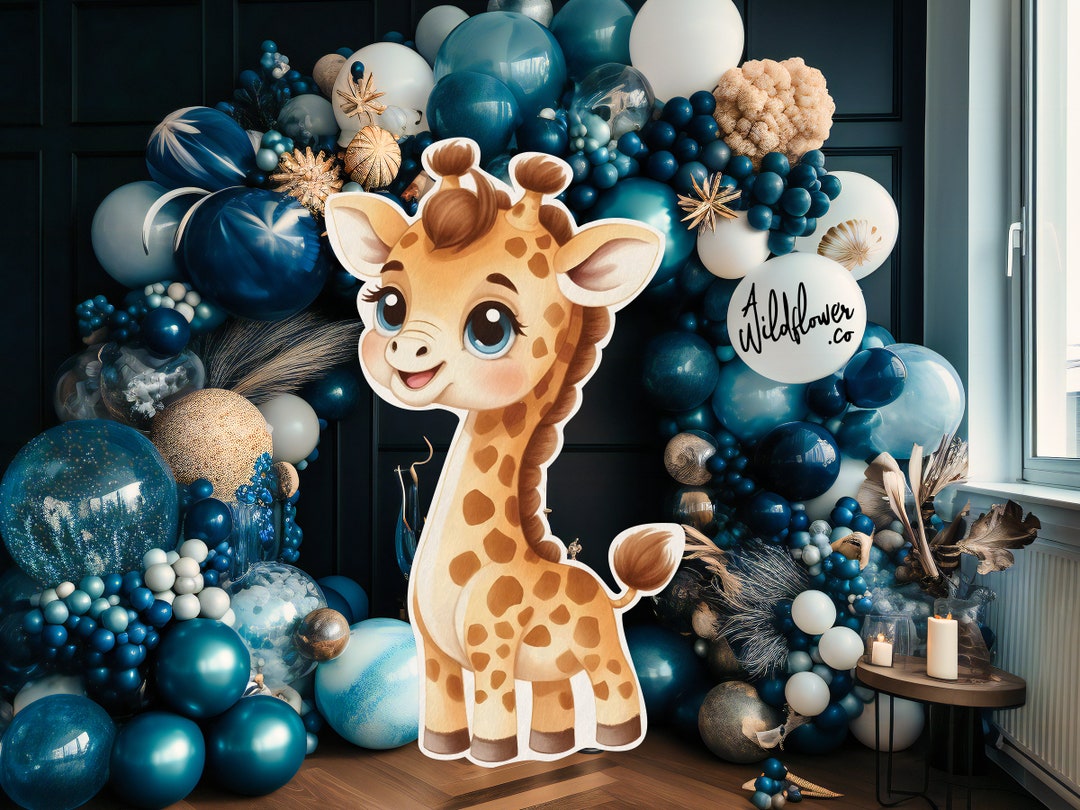 Large Watercolour Cut Out, Resizable Zoo Animal Standee, Cute Party ...