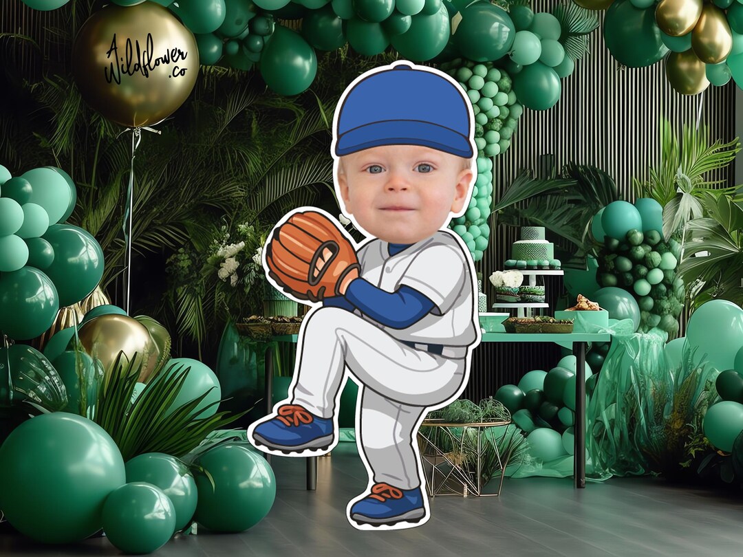 Baseball Pitcher Custom Face Cutout, Softball Player Sports Standee ...