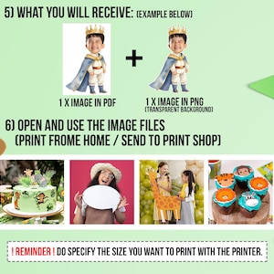 Prince Custom Face Cutout, Resizable King Standee, Royalty Party Decor ...