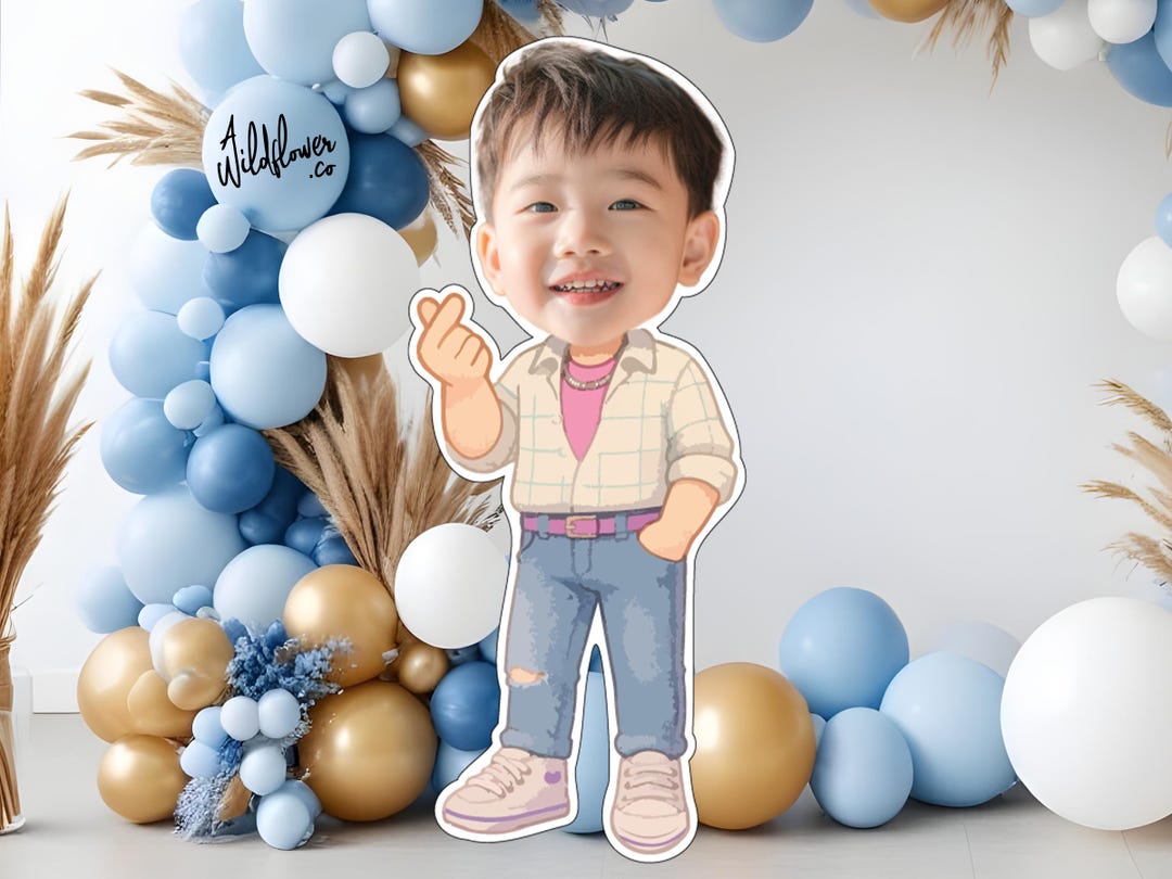 Kpop Demon Hunters Custom Face Cut Out Standee, Party Decor, Cake ...