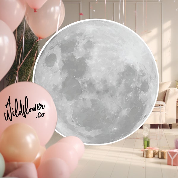 Large Moon Prop - Etsy