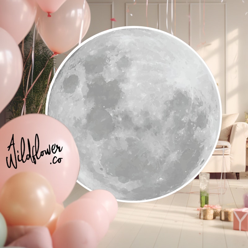 Large Moon Prop - Etsy