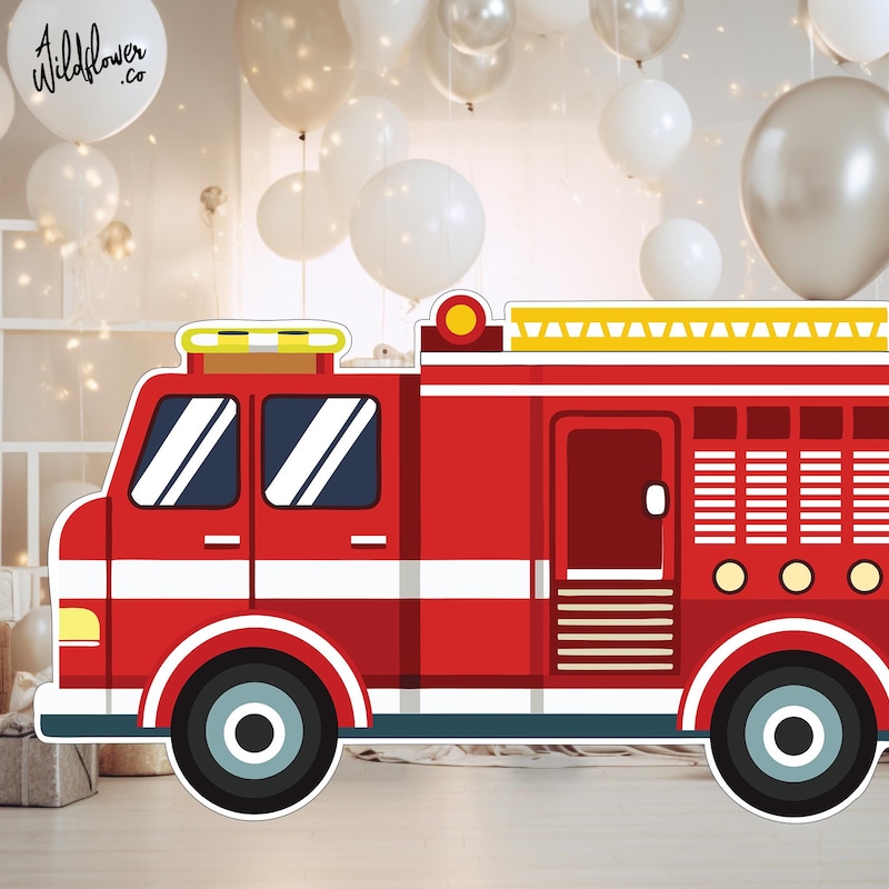 Fire Truck Cardboard - Etsy