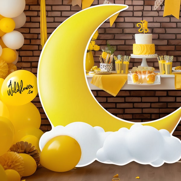 Large Moon Prop - Etsy