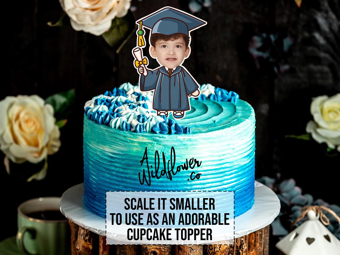 Graduation Custom Face Cutout, Resizable Grad School Standee, Preschool ...