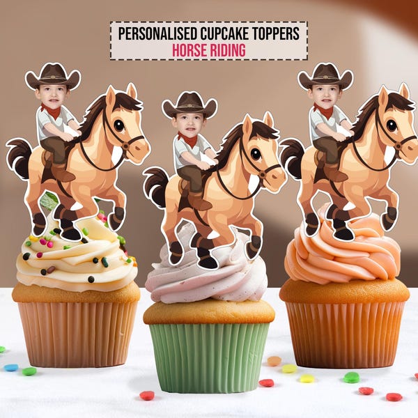 Horse Cupcake Topper - Etsy