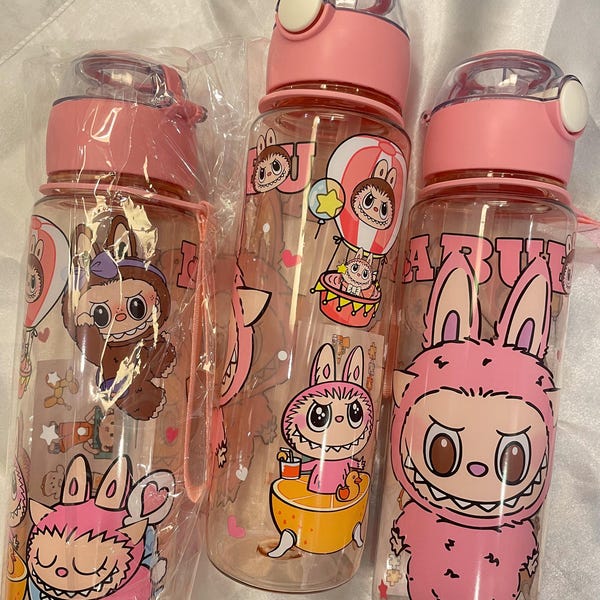 Labubu Drinks Bottle - Etsy UK