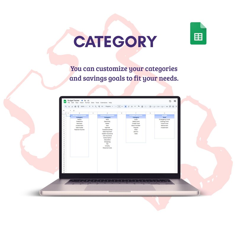 Simple Income & Spending Tracker, Personal Financial Google Sheets ...