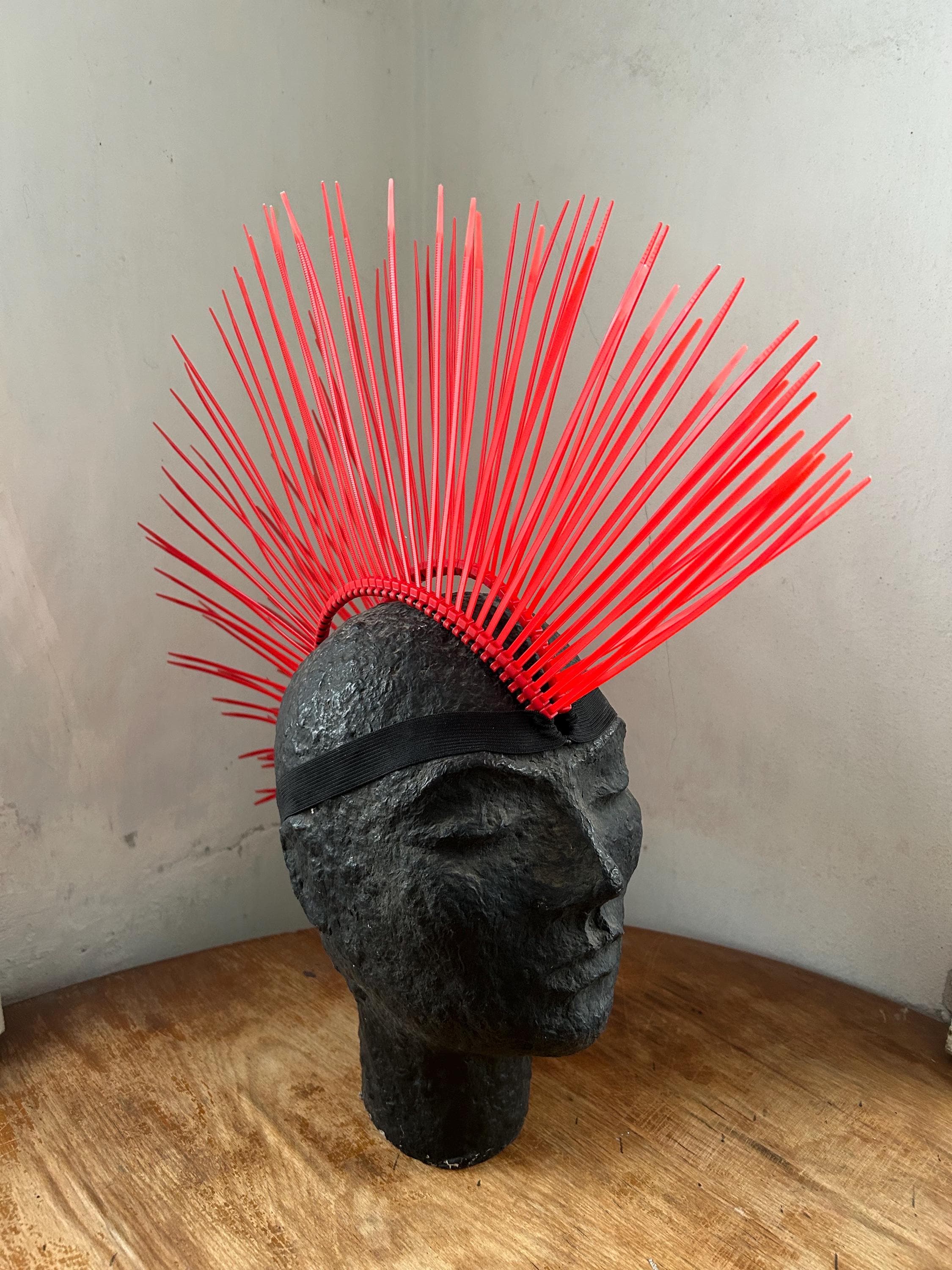 Mohawk Mohawk Sunbeam Crown, Mohawk Red ,festival Headpiece, Burning ...