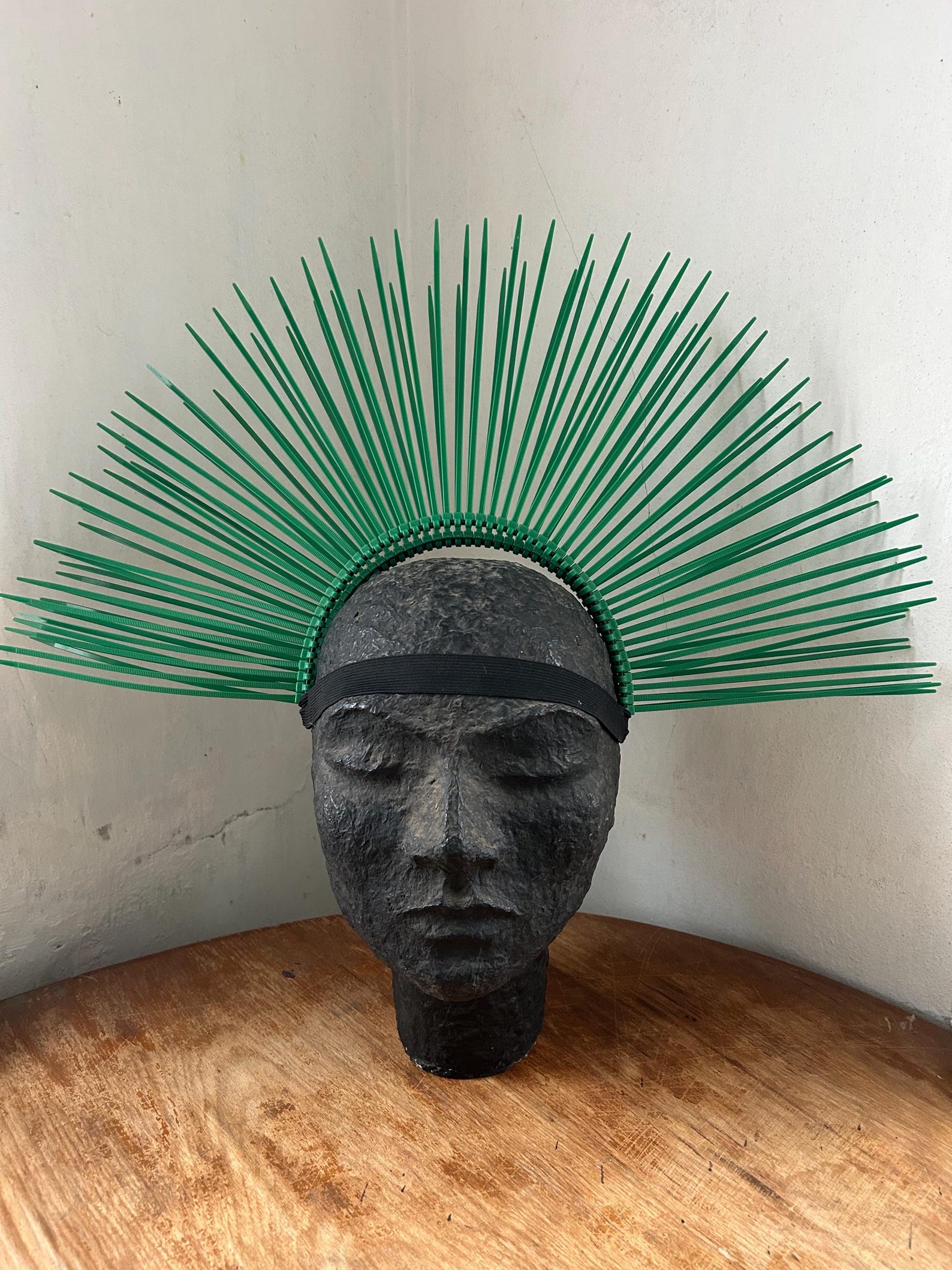 Mohawk Mohawk Sunbeam Crown, Mohawk Black ,festival Headpiece, Burning ...