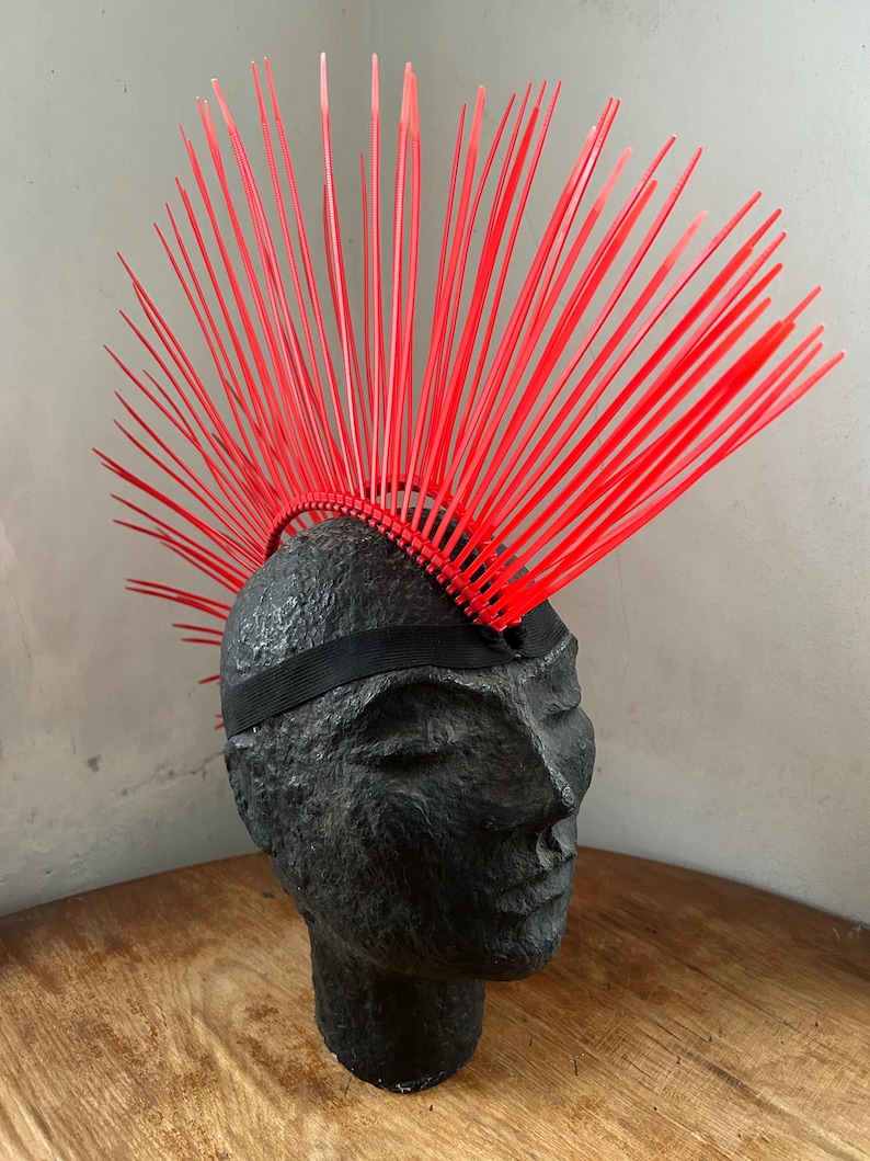 Mohawk Mohawk Sunbeam Crown, Mohawk Red ,festival Headpiece, Burning ...