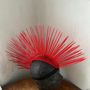 Mohawk Mohawk Sunbeam Crown, Mohawk Red ,festival Headpiece, Burning ...