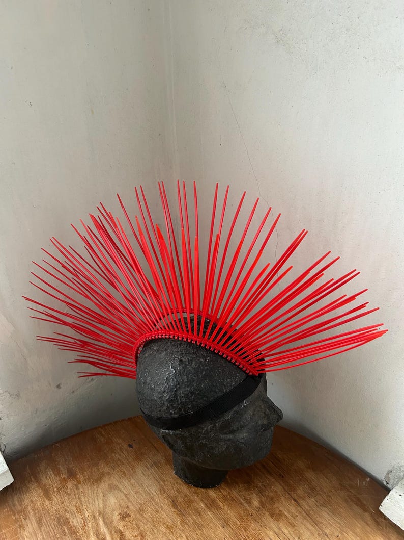 Mohawk Mohawk Sunbeam Crown, Mohawk Red ,festival Headpiece, Burning ...