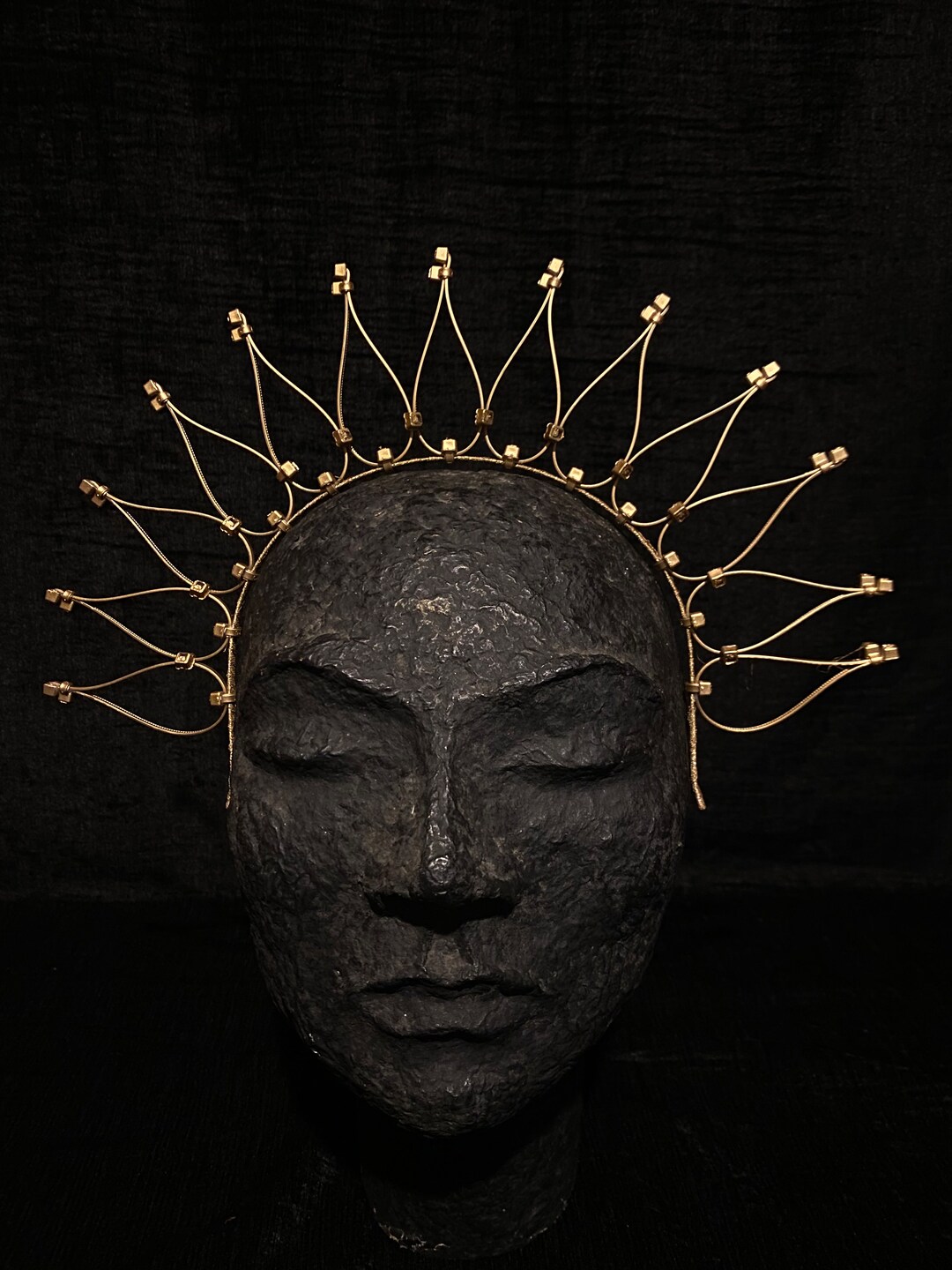 Halo Crown.golden Crown, Sunburst Crown Halo Crown, Headwear, Moon Baby ...