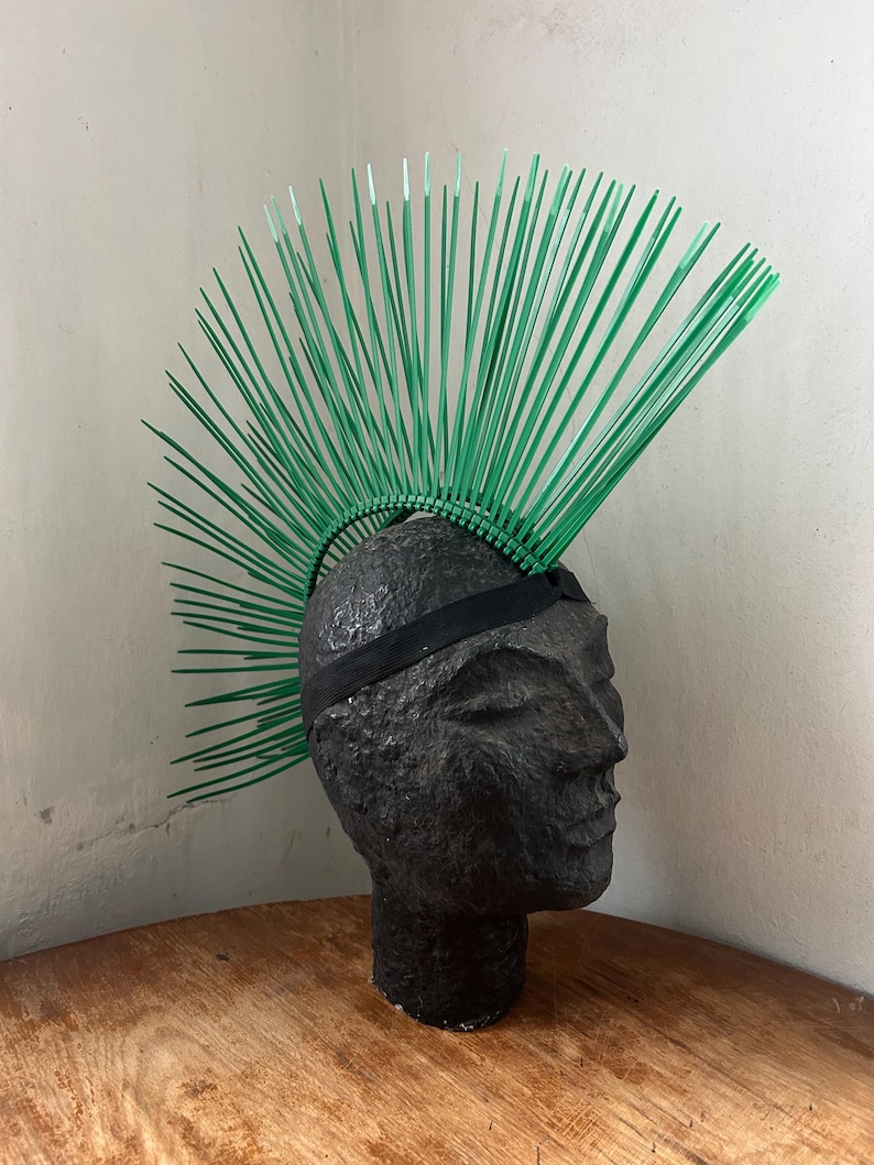 Mohawk Mohawk Sunbeam Crown, Mohawk Black ,festival Headpiece, Burning ...