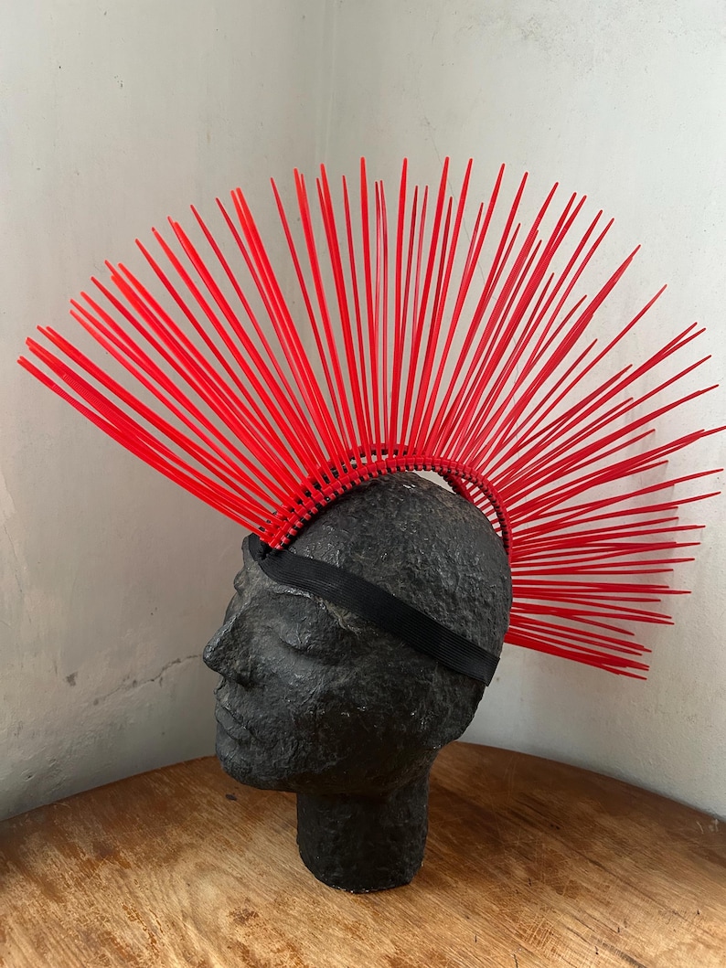 Mohawk Mohawk Sunbeam Crown, Mohawk Red ,festival Headpiece, Burning ...