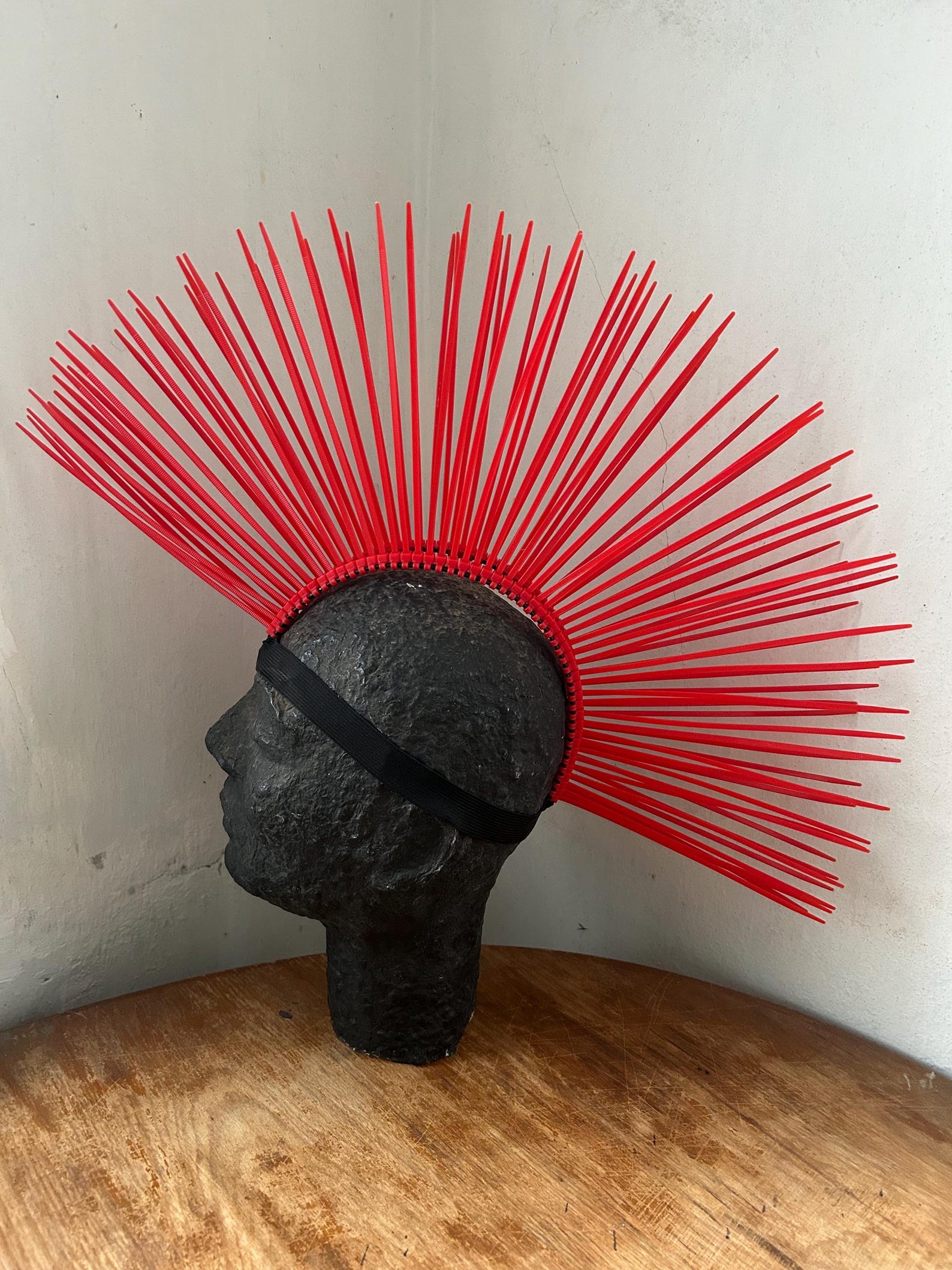 Mohawk Mohawk Sunbeam Crown, Mohawk Red ,festival Headpiece, Burning ...