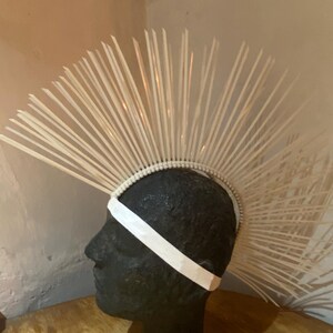 Mohawk Mohawk Sunbeam Crown, Mohawk Black ,festival Headpiece, Burning ...