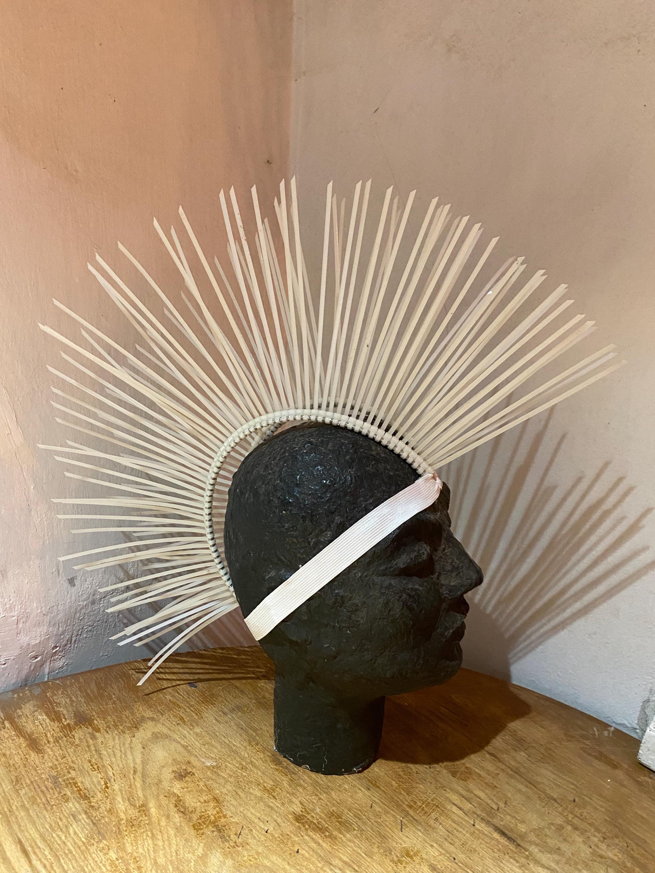 Mohawk Mohawk Sunbeam Crown, Mohawk Black ,festival Headpiece, Burning ...