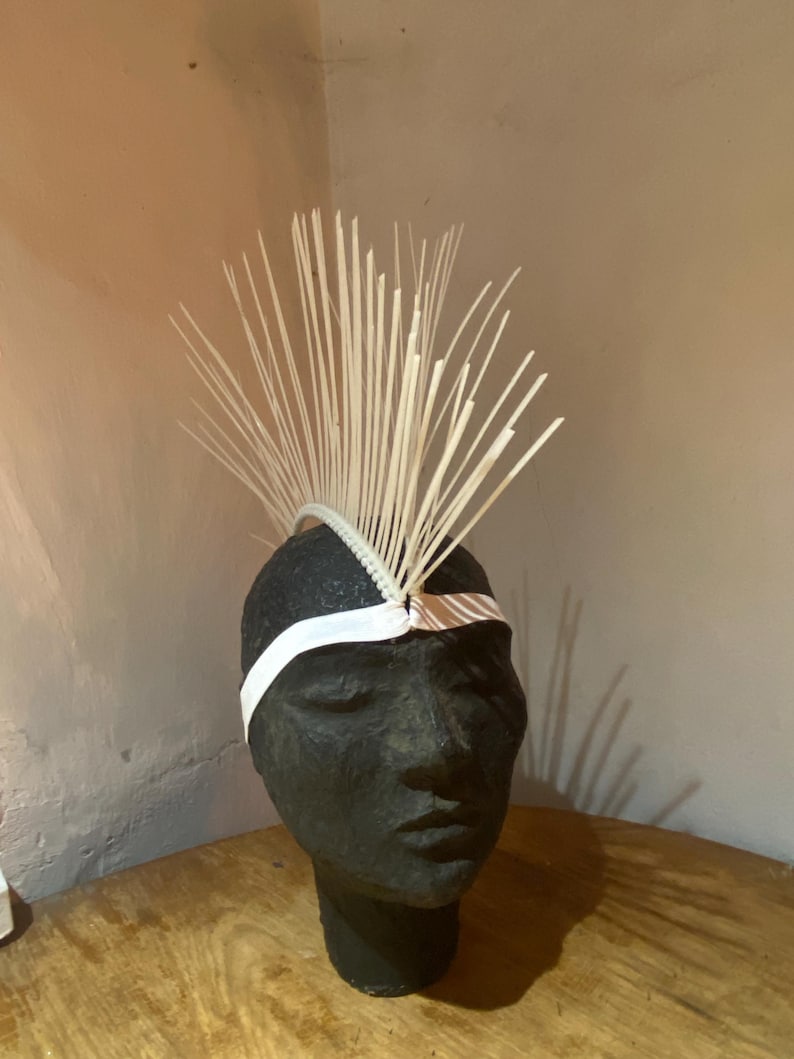 Mohawk Mohawk Sunbeam Crown, Mohawk Black ,festival Headpiece, Burning ...