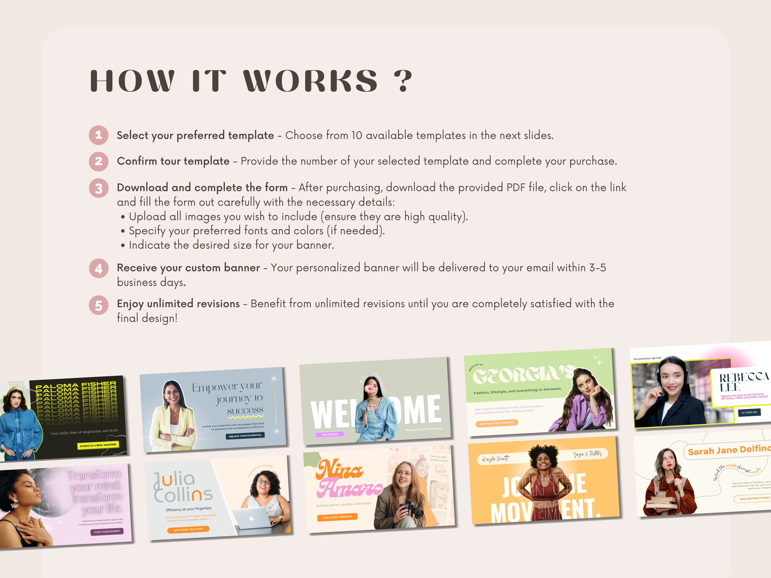 Custom Hero Banner Design for Websites Squarespace, Wordpress, Shopify ...