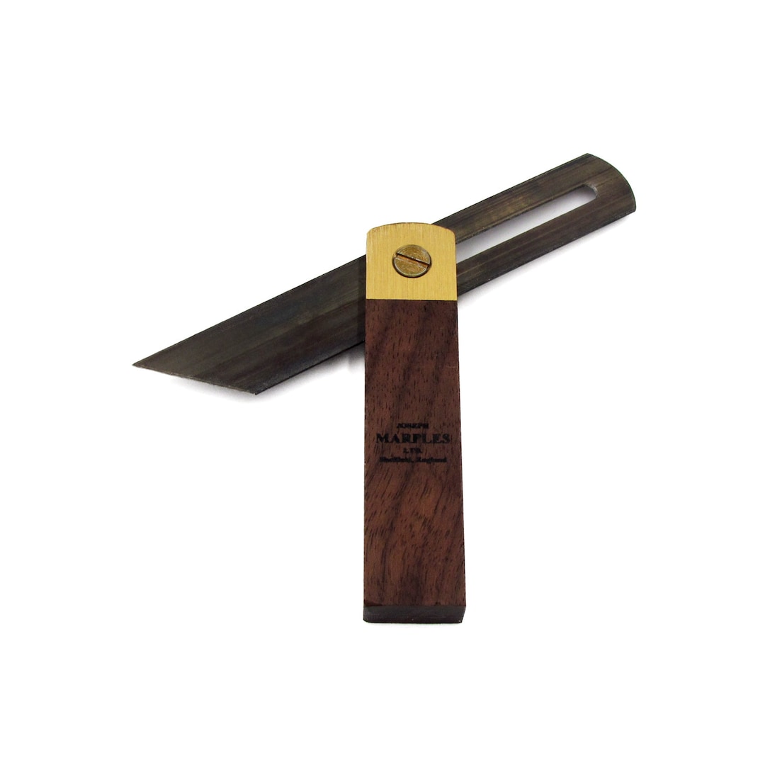 Miniature Sliding Bevel 4 1/2 Inch - Walnut - Joseph Marples - Made in ...