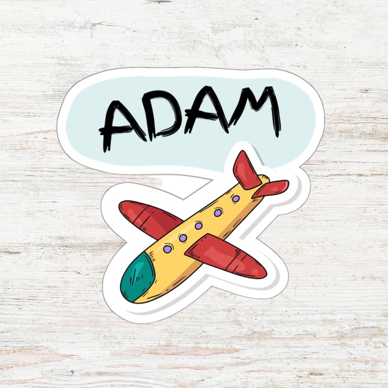 Custom Name Stickers for Kids, Personalized Back to School Stickers ...