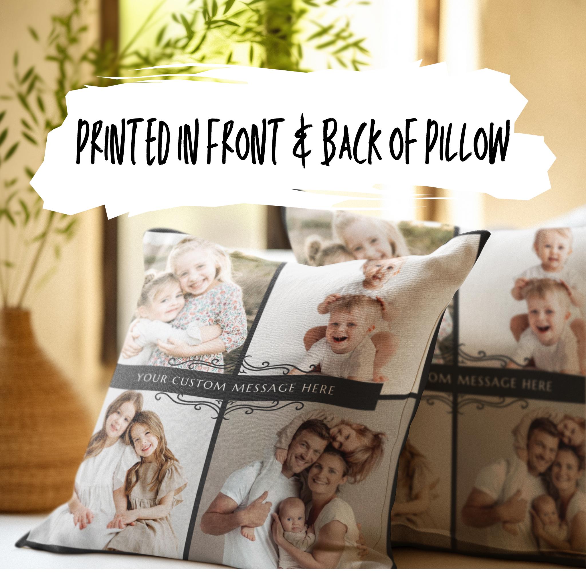 Personalized Photo Collage, Custom Pillow, Custom Gift, Memory ...