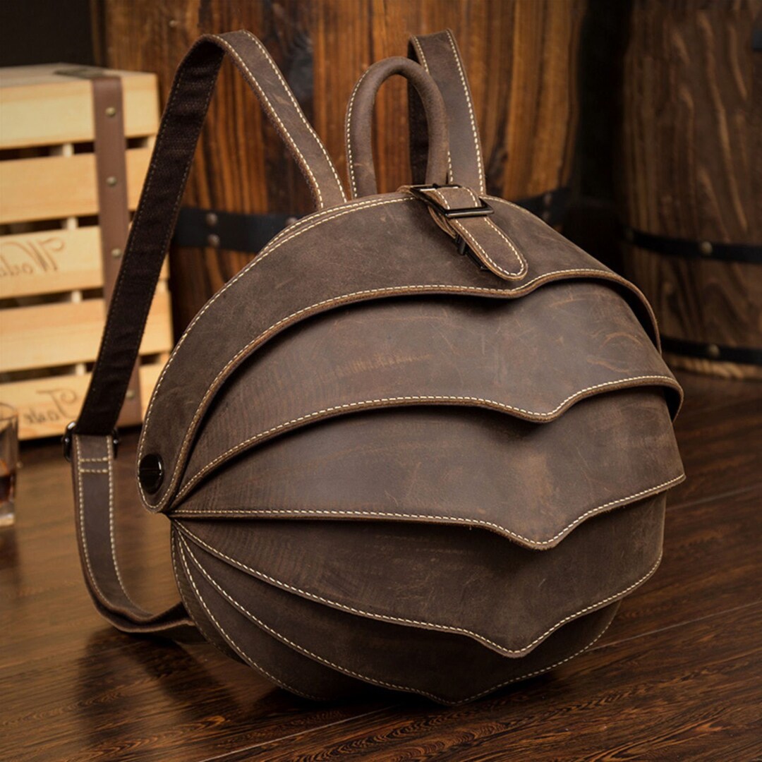 Leather Bag Personalised Leather Backpack, Leather Rucksack Men School ...