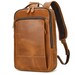 Leather Backpack Men 15 Inch Laptop Daypack Full Grain Leather School ...